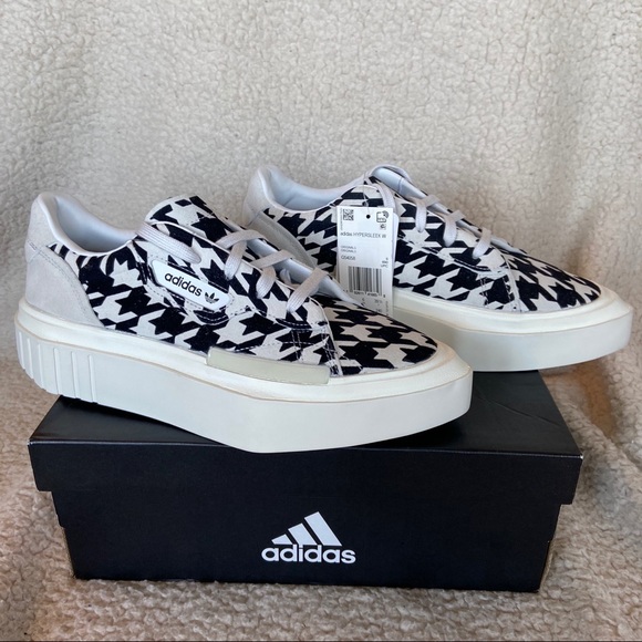 adidas | Shoes | Nwt Adidas Hypersleek Houndstooth Platform W 75 | Poshmark